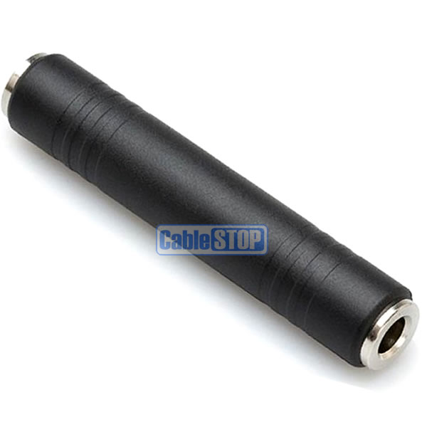 6.35mm 1/4" Stereo TRS Jack Coupler Cable Joiner Female to Female ...