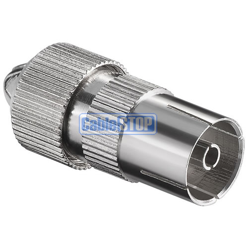 FEMALE COAX SOCKET TV AERIAL CONNECTOR COAXIAL ADAPTER | eBay