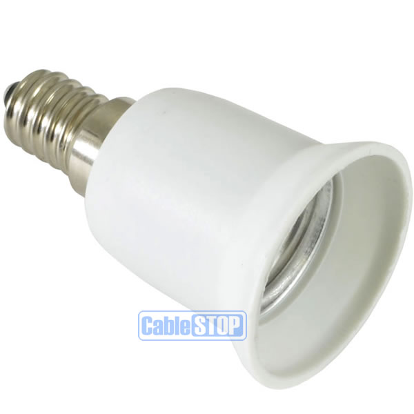E14 Small Edison Screw SES to E27 SE Light Bulb Fitting Lamp Converter ...