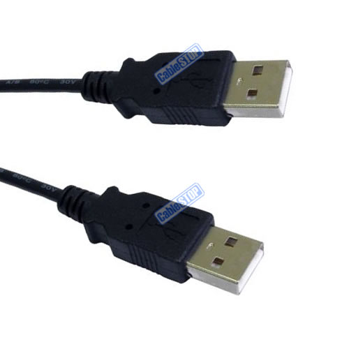 USB Type A Male to Type A Male USB 2.0 Data Connection Cable 3m | eBay